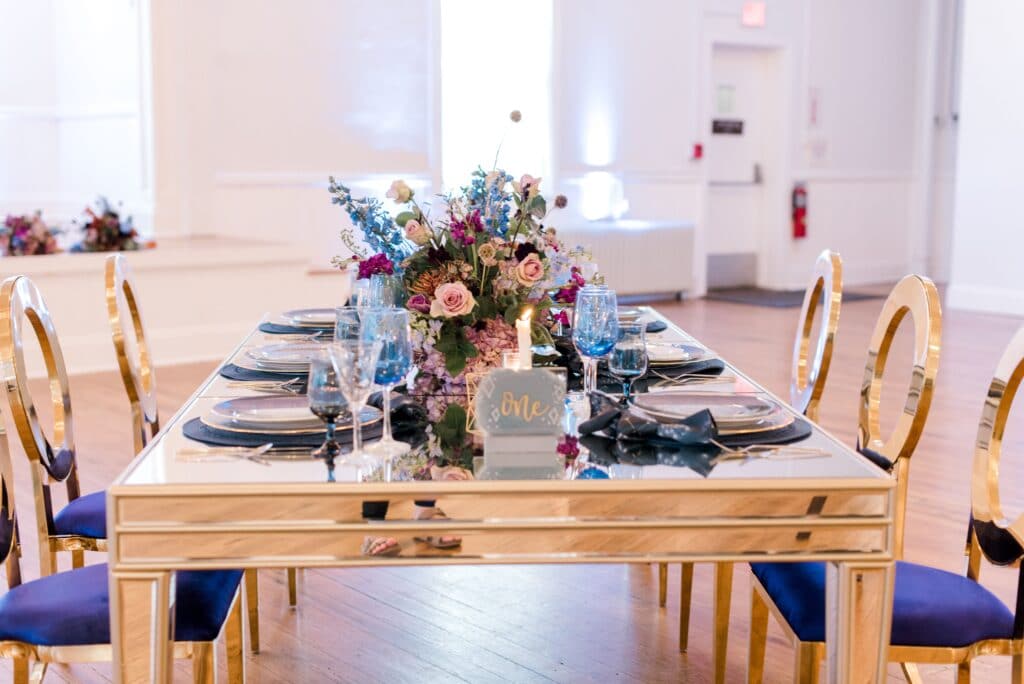 Over The Moon Celestial Theme - Styled Shoot - Wedding Venue Map