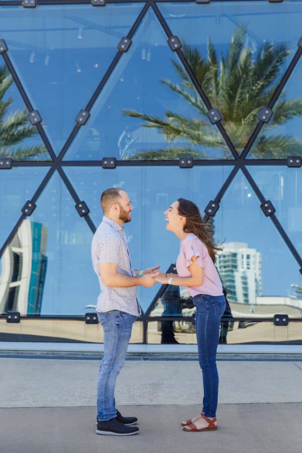 Salvador Dali Museum Marriage Proposal - Real Couple - Wedding Venue Map