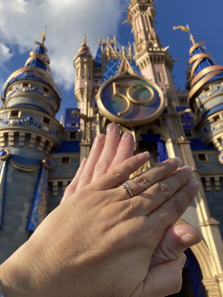 Cinderella Castle Marriage Proposal - Real Couple - Wedding Venue Map